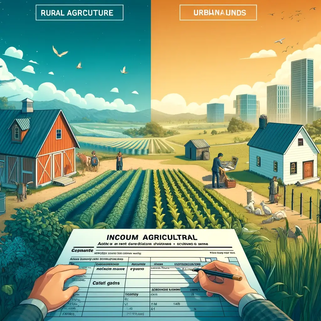Sale of Rural and Urban Agricultural Land in ITR